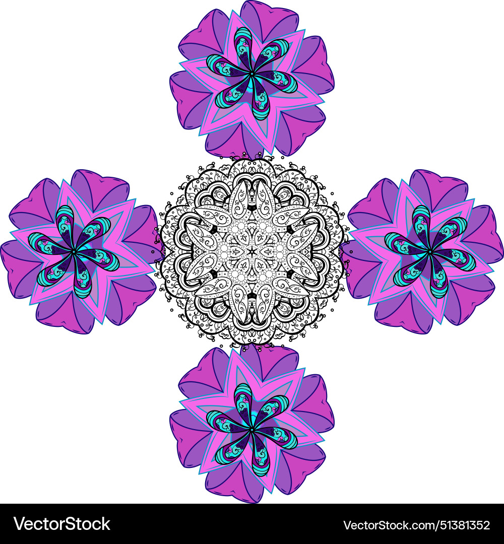 Interesting super nice abstract and cute picture Vector Image