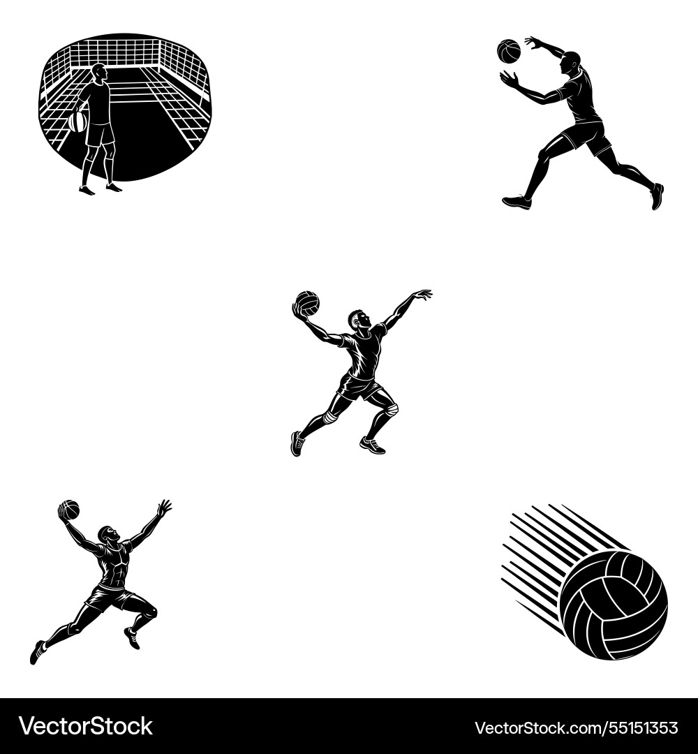 Volleyball Royalty Free Vector Image - VectorStock