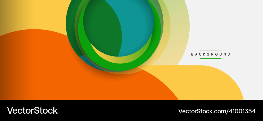 Circle and round shapes abstract background – Royalty-Free Vector ...