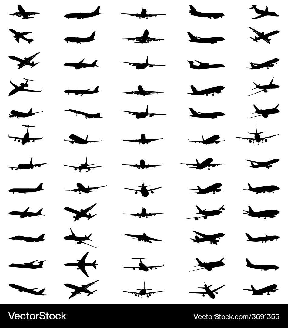 Airplane Royalty Free Vector Image - VectorStock