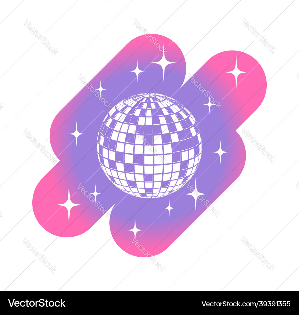 Disco ball icon Royalty Free Vector Image - VectorStock
