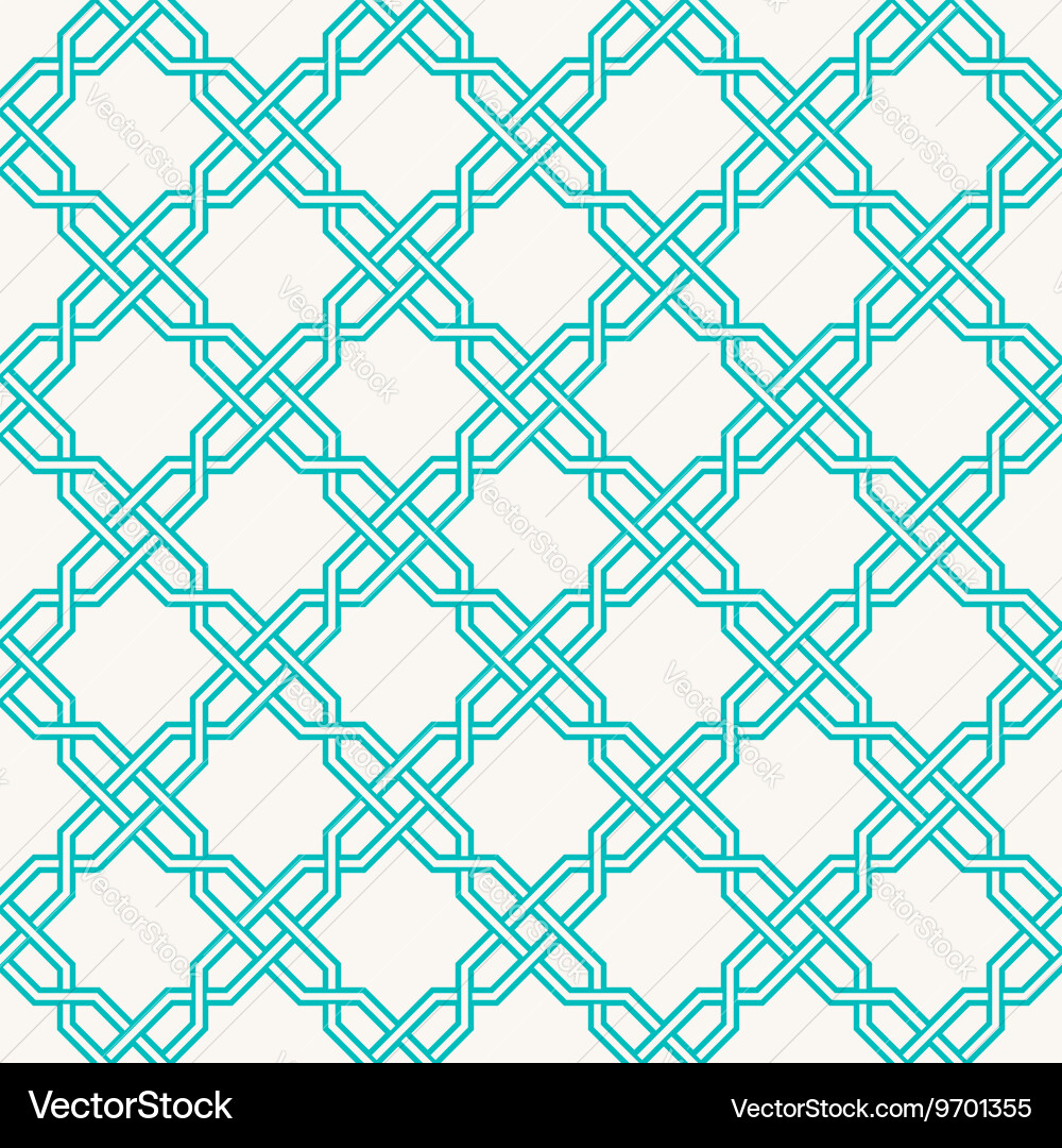 Islam geometric pattern seamless arabesque Vector Image