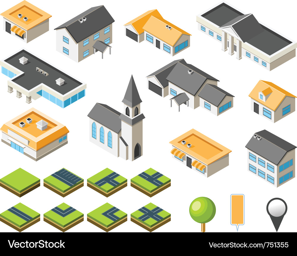 Isometric Neighborhood Vector Images (over 740)