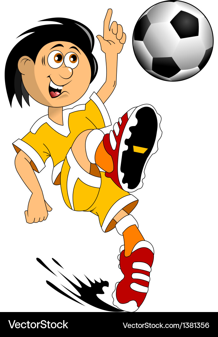 Football player Royalty Free Vector Image - VectorStock