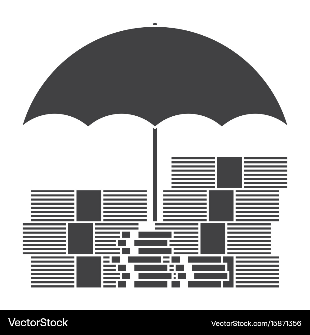 Investment insurance concept Royalty Free Vector Image