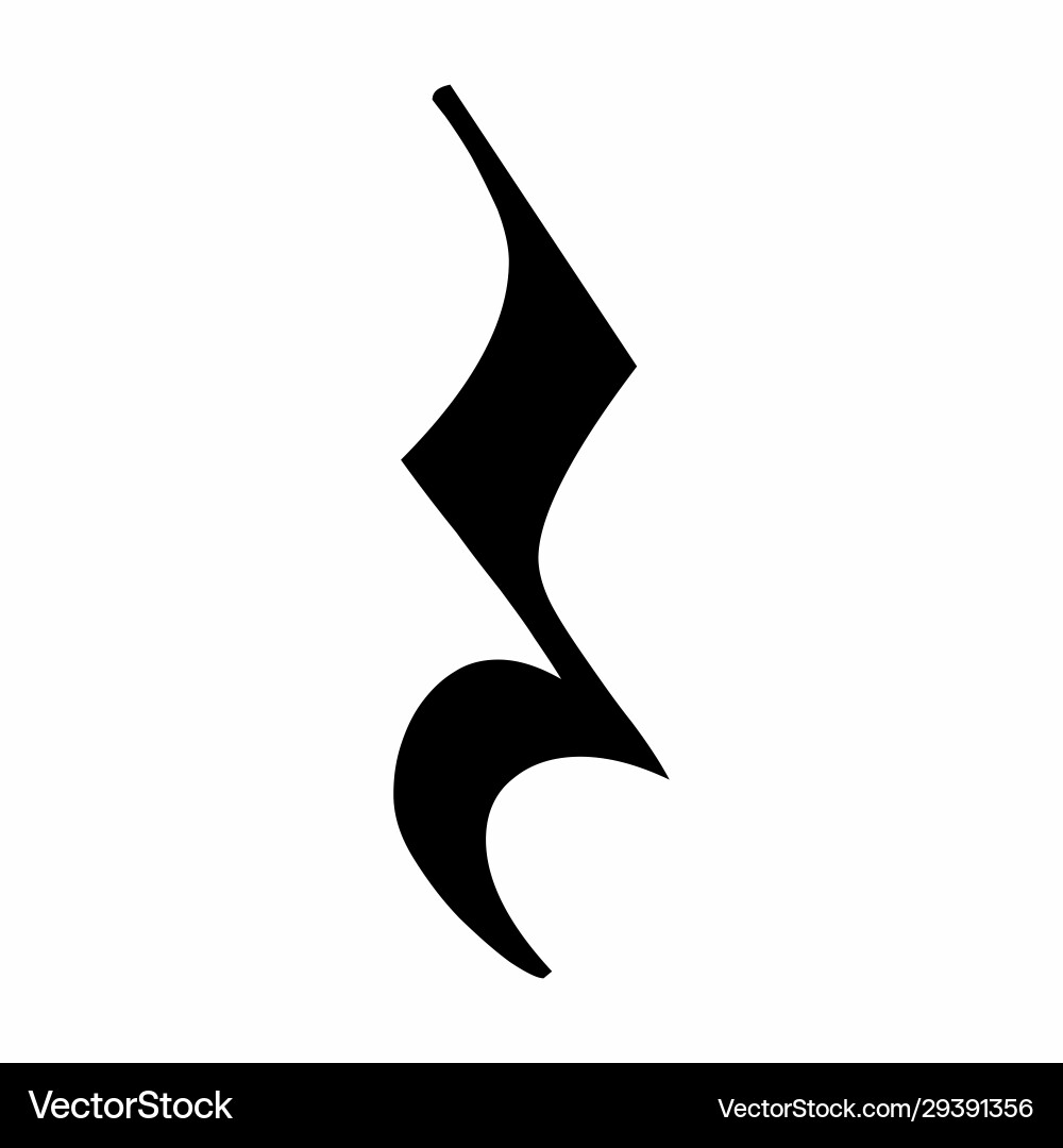 Melody pause icon Royalty Free Vector Image - VectorStock