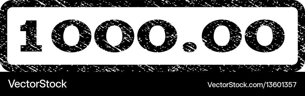 100000 watermark stamp Royalty Free Vector Image