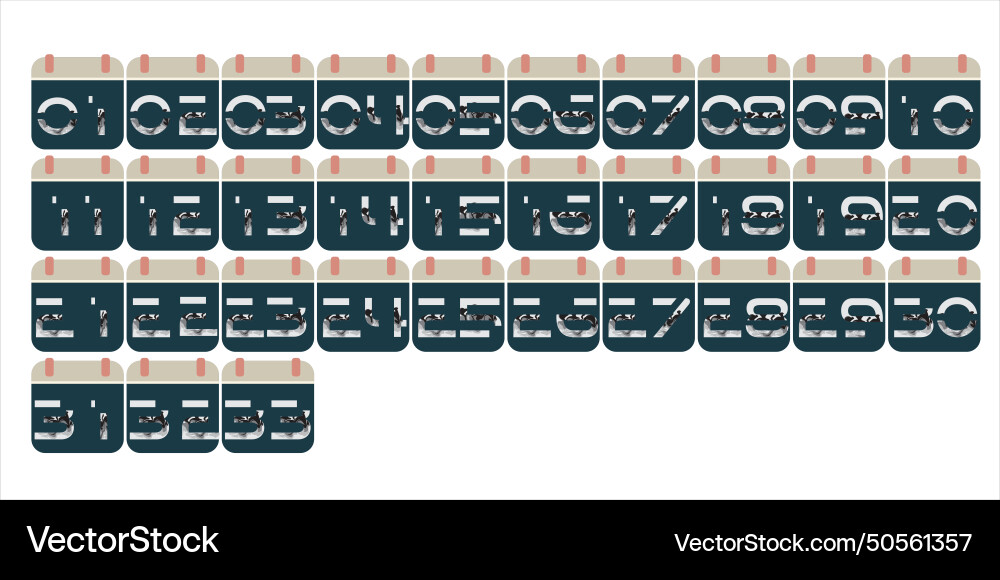 Calendar 1 Royalty Free Vector Image - VectorStock