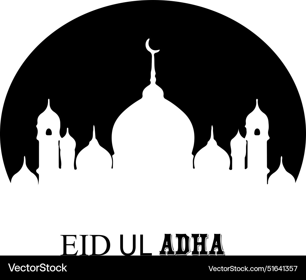Celebrate eid festival joy unity and traditions Vector Image