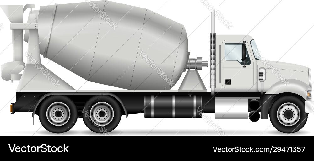 Concrete Mixer Truck Royalty Free Vector Image