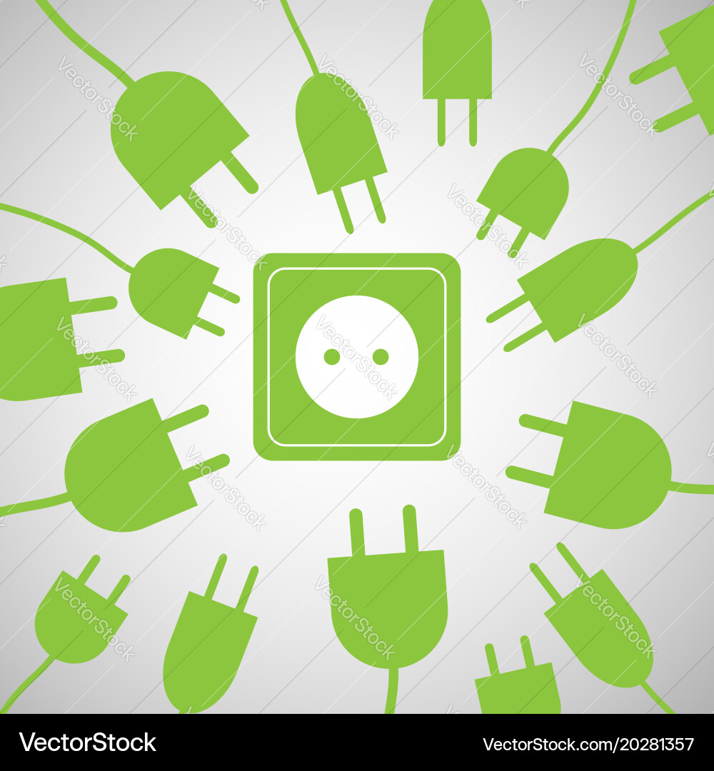 Energy and Power Connections Royalty Free Vector Image