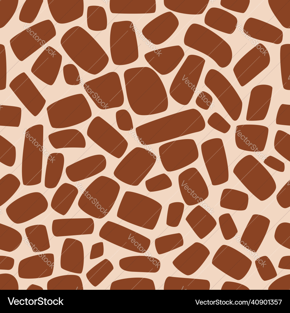 Giraffe seamless pattern african texture safari Vector Image