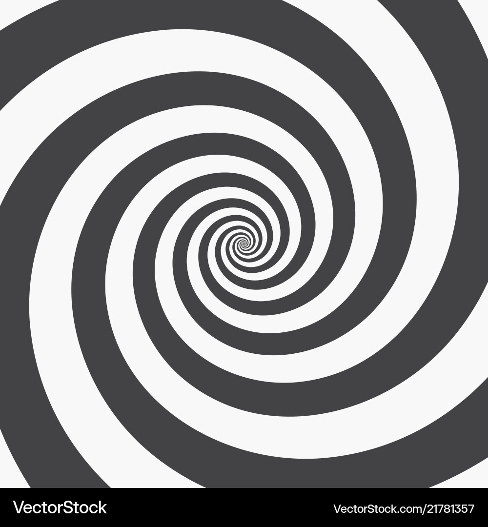 Hypnotic Spiral Royalty Free Vector Image - VectorStock