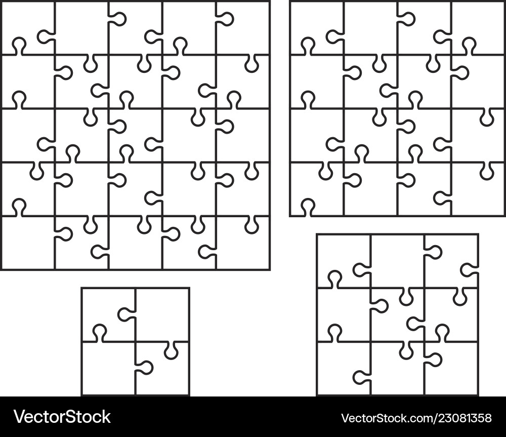Jigsaw Royalty Free Vector Image - VectorStock