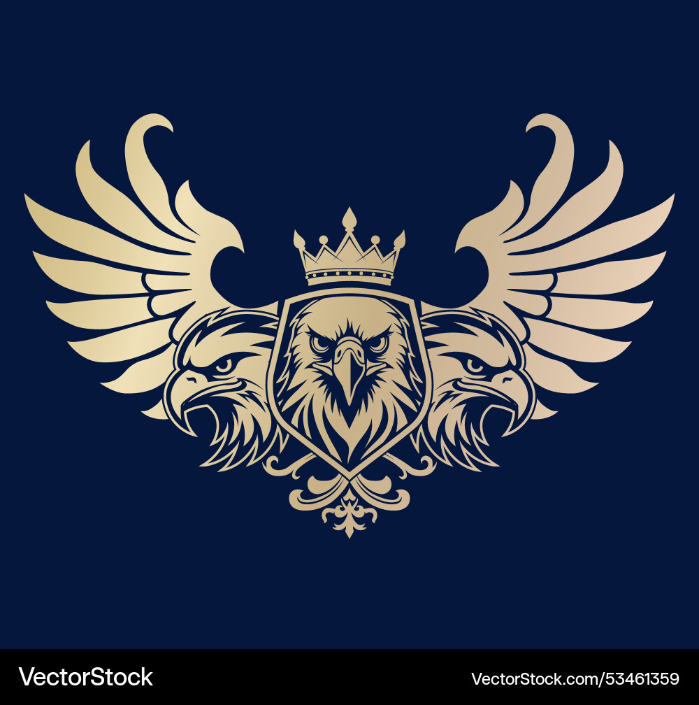 Eagle With A Crown Logo