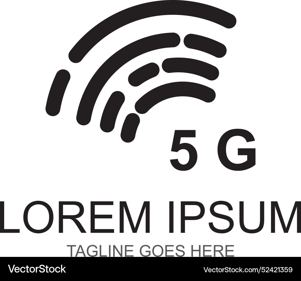 Wifi icon template Royalty Free Vector Image - VectorStock