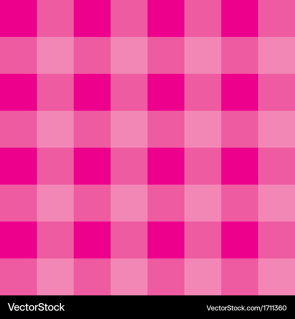 Pink Checkered Background Royalty Free Vector Image