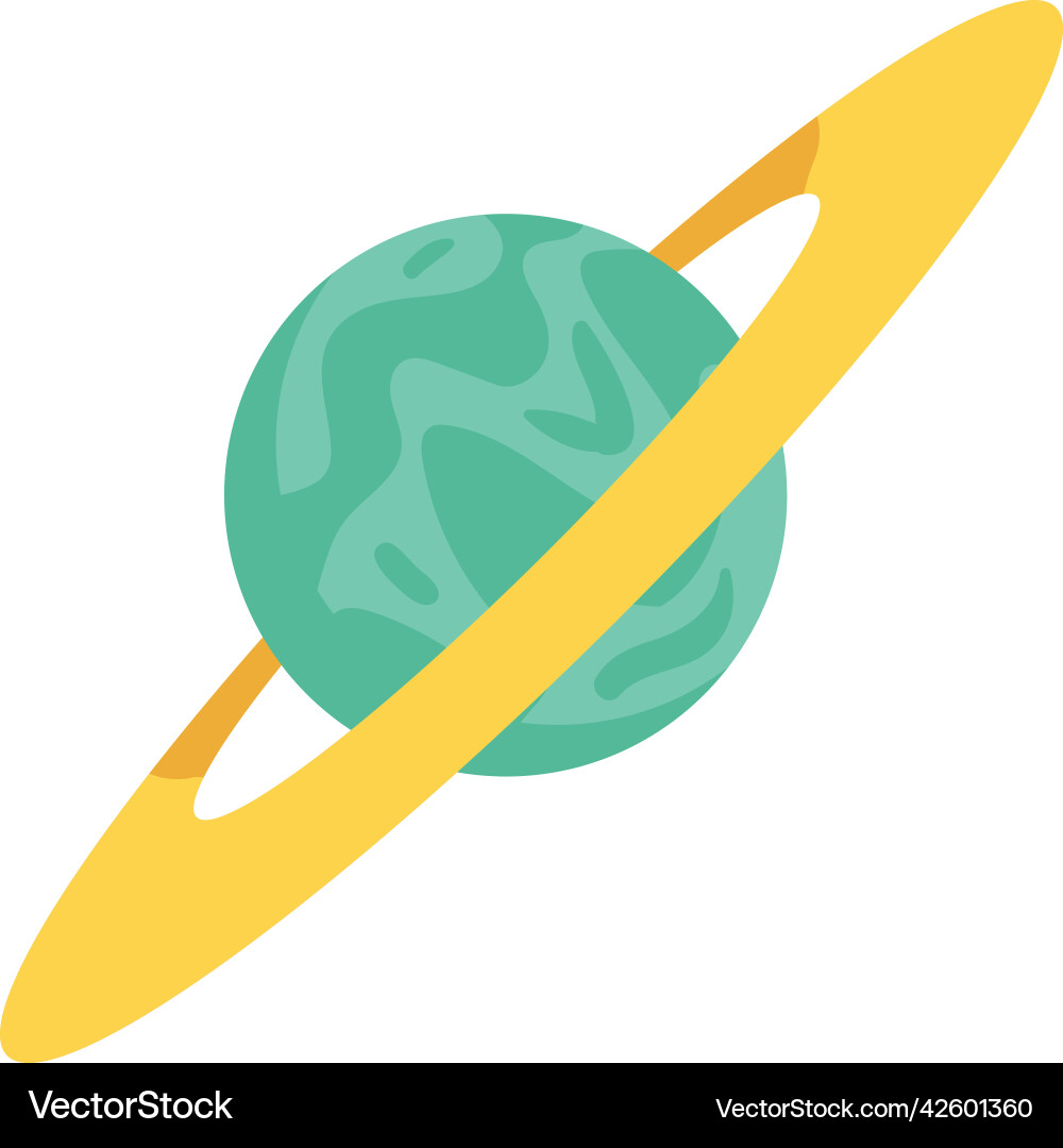 saturn planet space Lizenzfreies Vektorbild - VectorStock