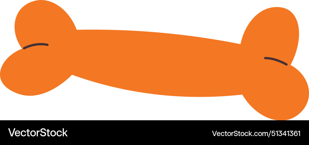 Dog food bone snack Royalty Free Vector Image - VectorStock