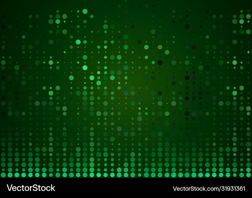 Green abstract halftone background Royalty Free Vector Image