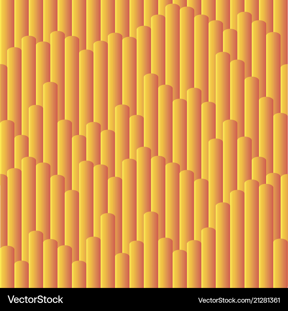 Seamless gradient cheese sticks pattern Royalty Free Vector