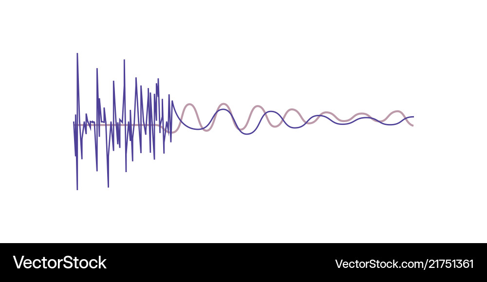 Sound Waves Audio Equalizer Royalty Free Vector Image