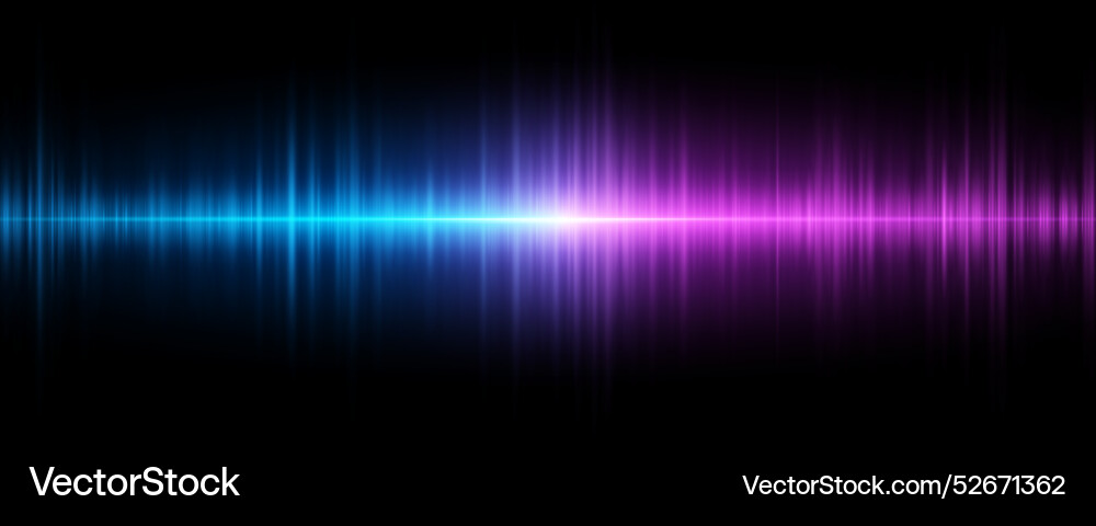Abstract background of digital sound vibrations Vector Image