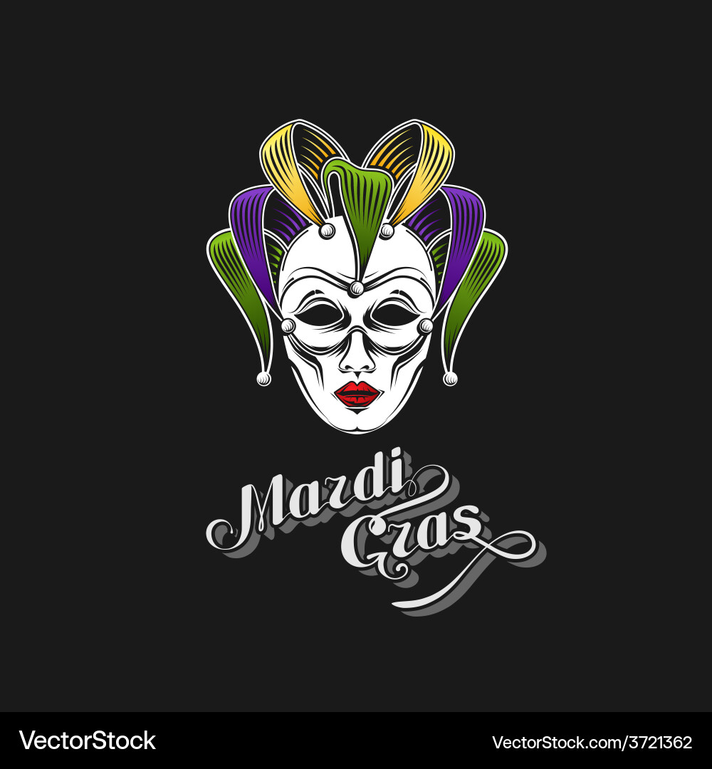 Mardi gras or shrove tuesday carnival mask Vector Image