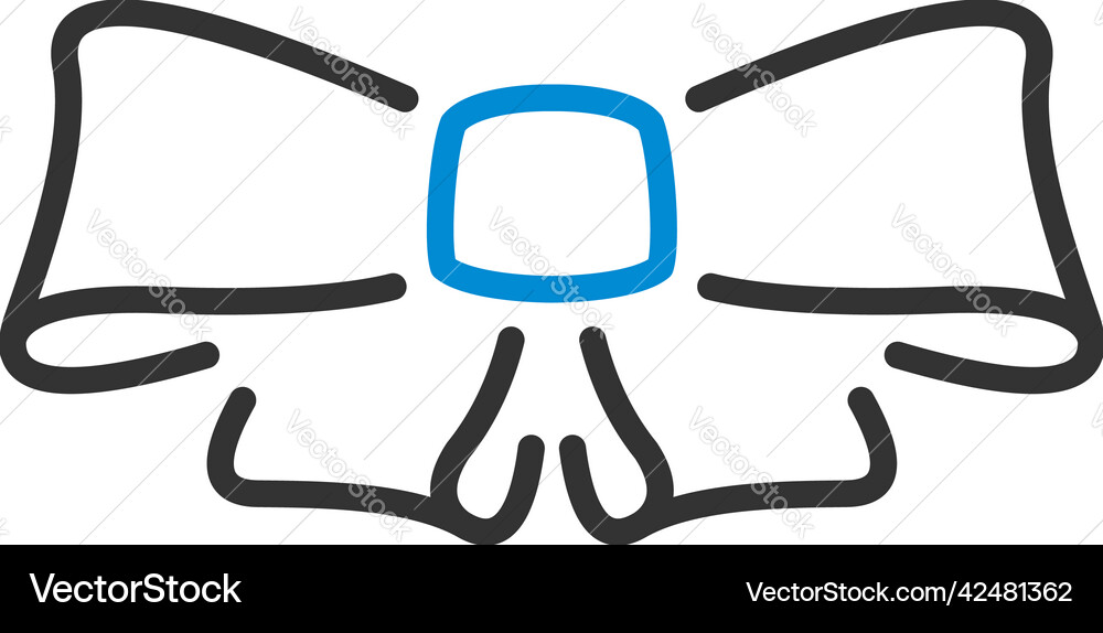 Party bow icon Royalty Free Vector Image - VectorStock