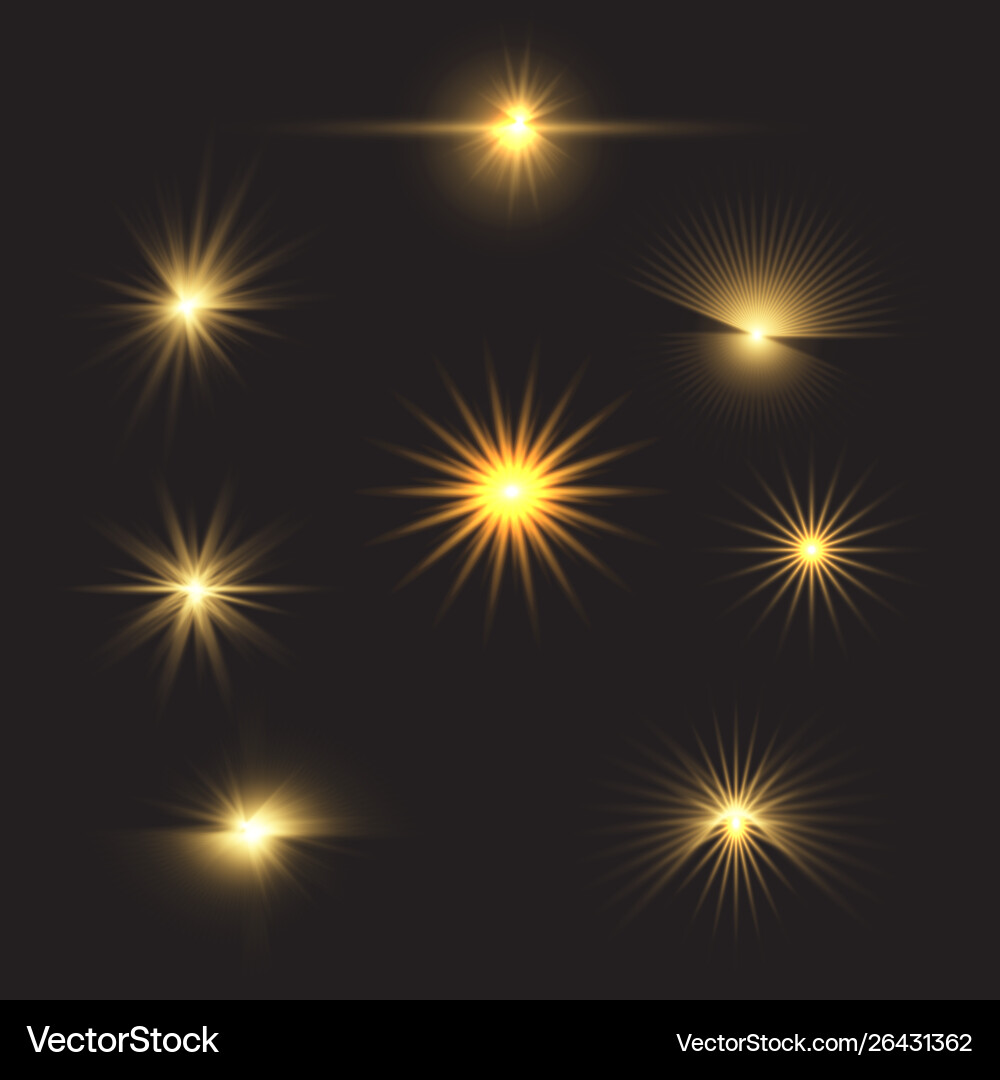 Starburst collection Royalty Free Vector Image