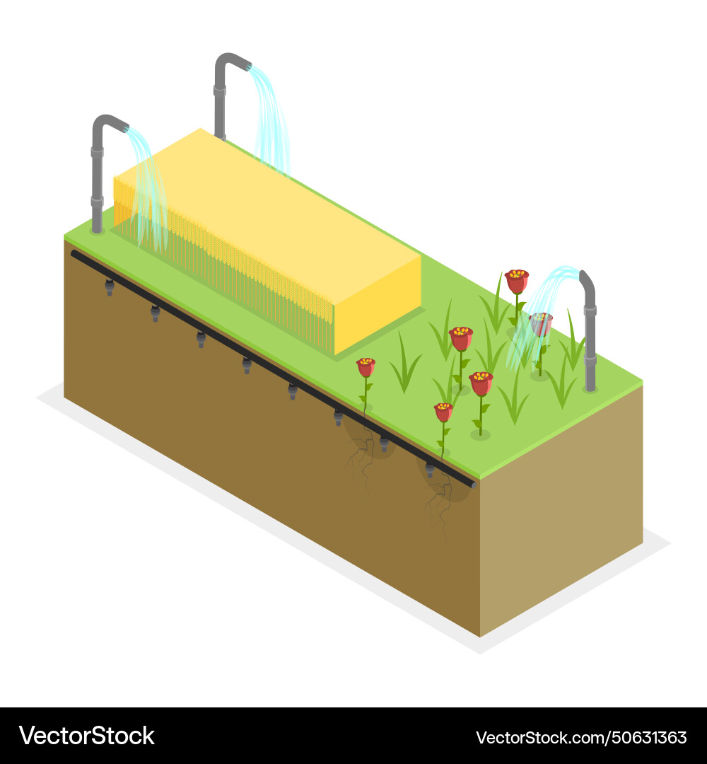 3d isometric flat Royalty Free Vector Image - VectorStock