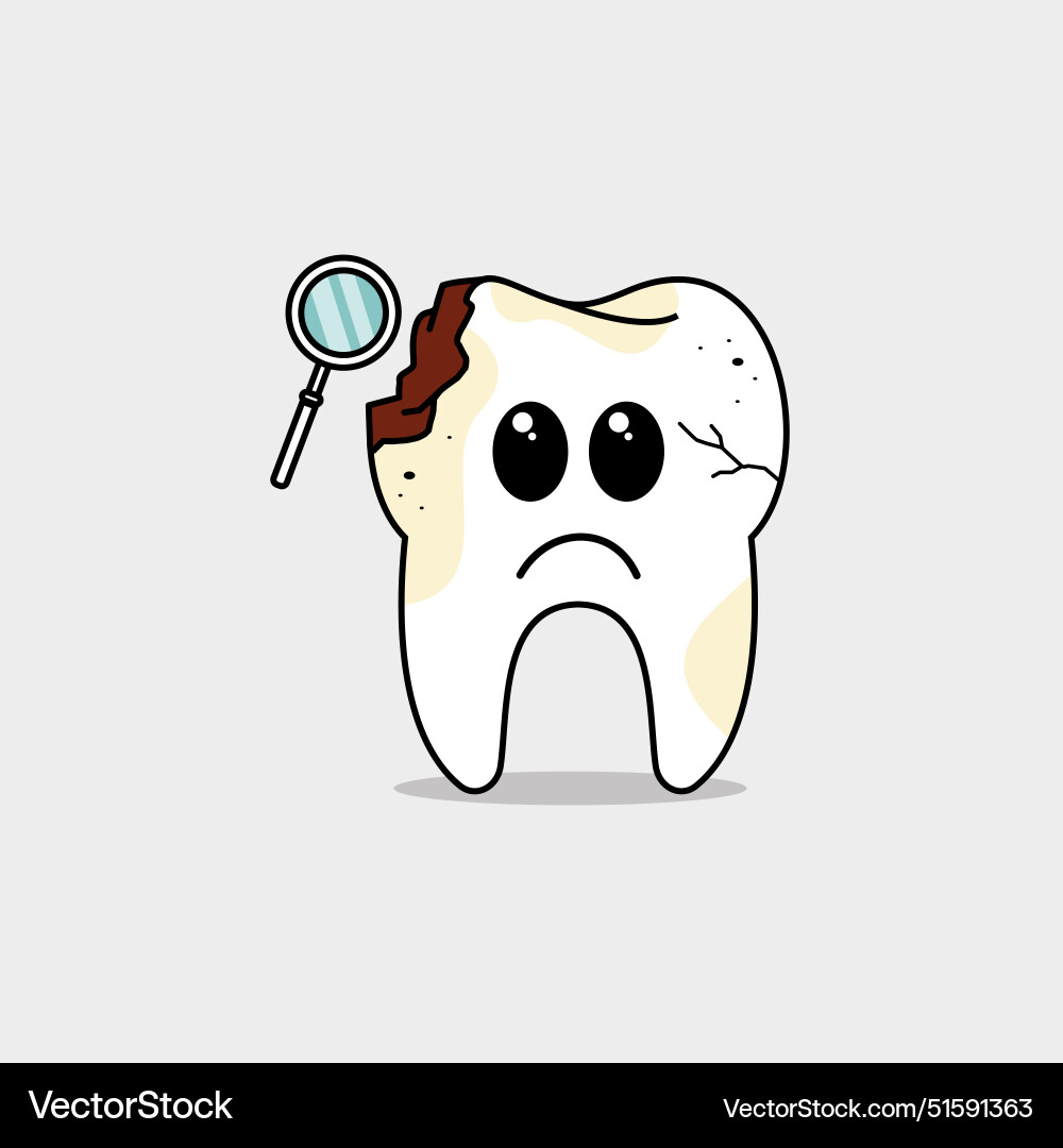 Bad teeth design Royalty Free Vector Image - VectorStock