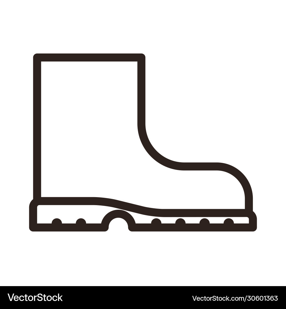 Boot icon Royalty Free Vector Image - VectorStock
