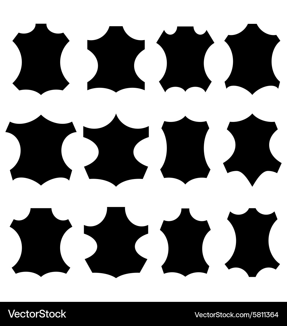 Leather sign Royalty Free Vector Image - VectorStock