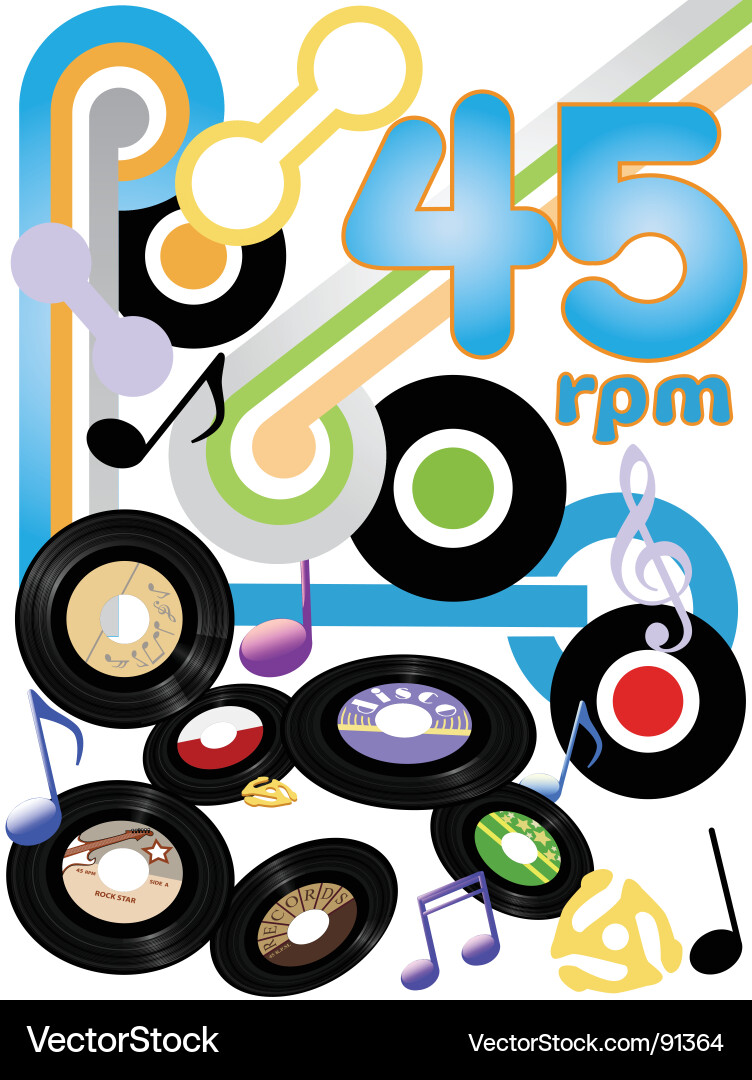 Oldies Background Icon Vector Images (70)