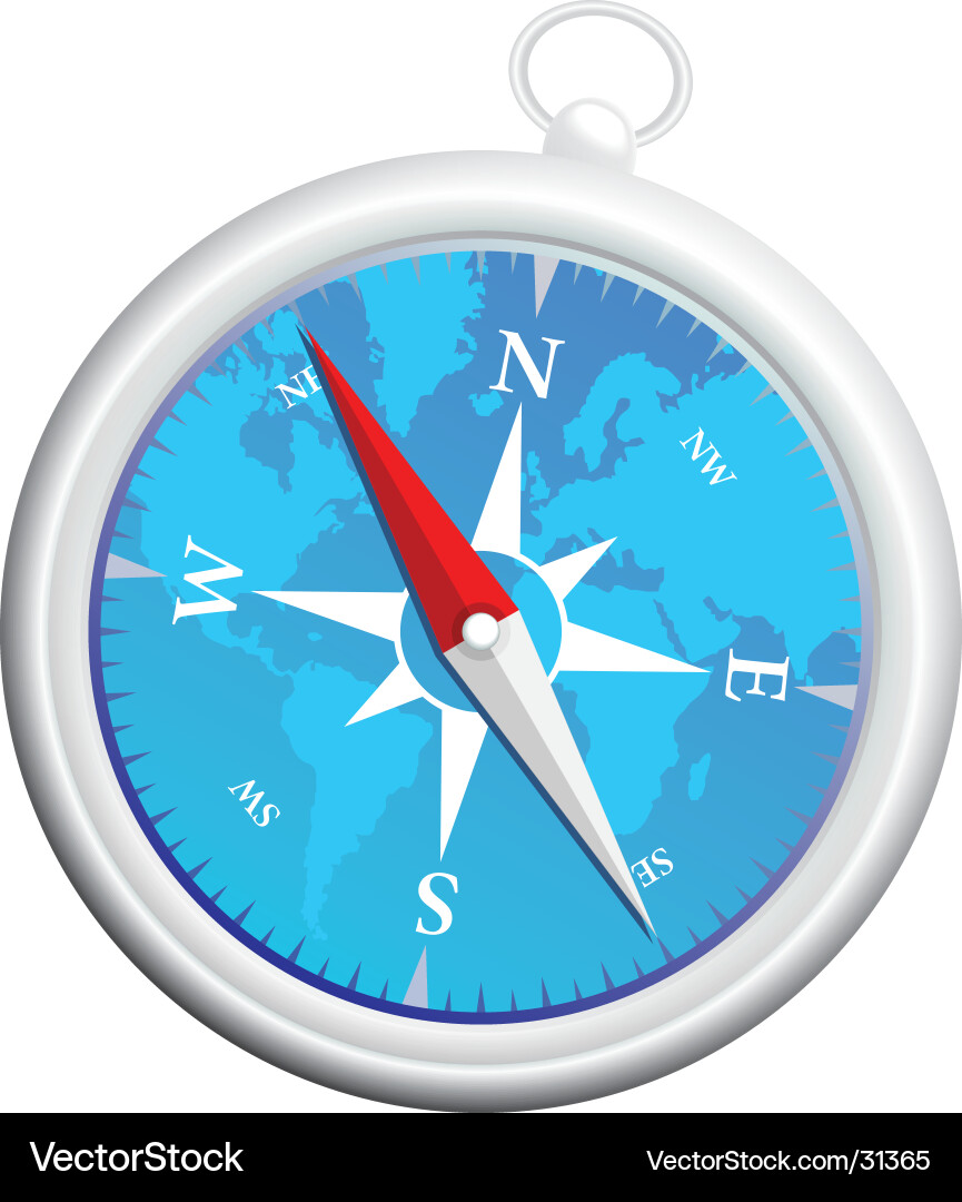 Compass Royalty Free Vector Image - VectorStock