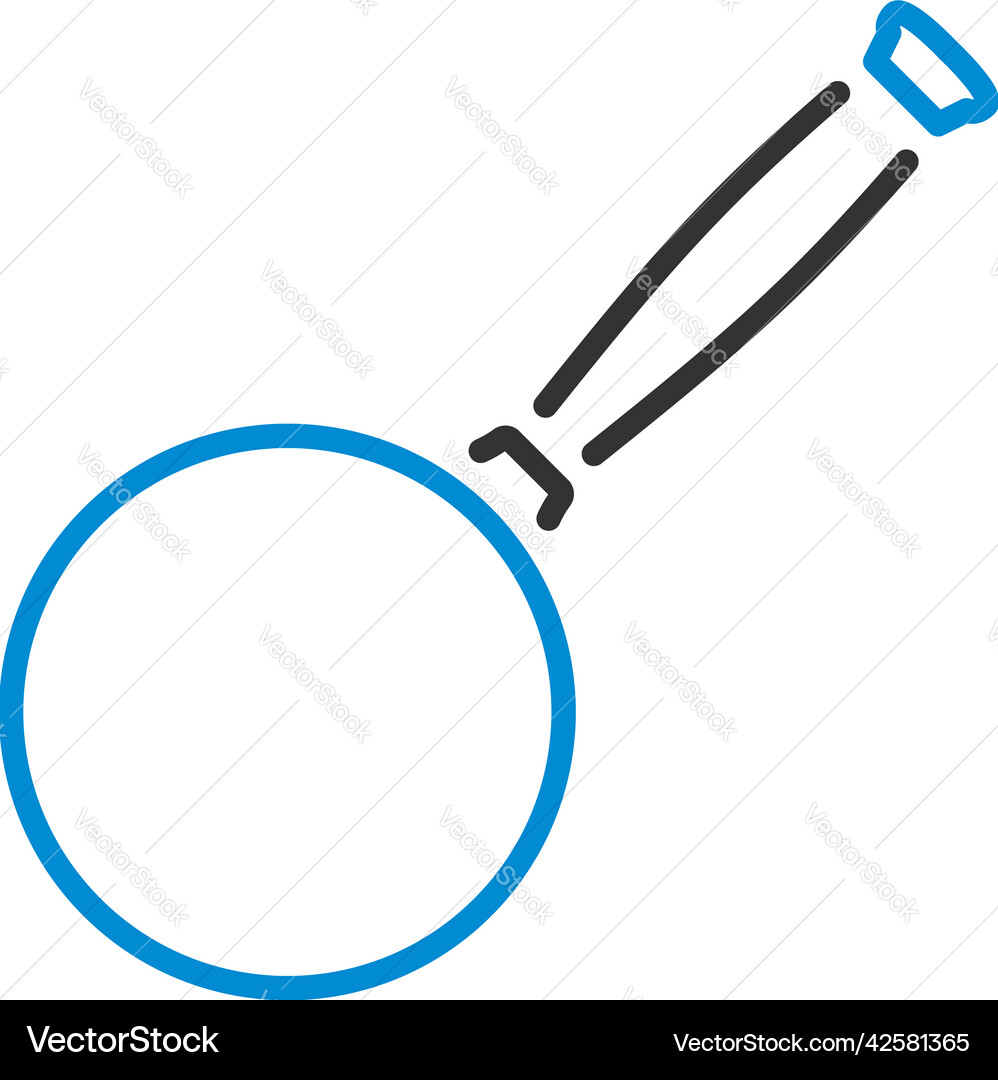 Magnifier icon Royalty Free Vector Image - VectorStock