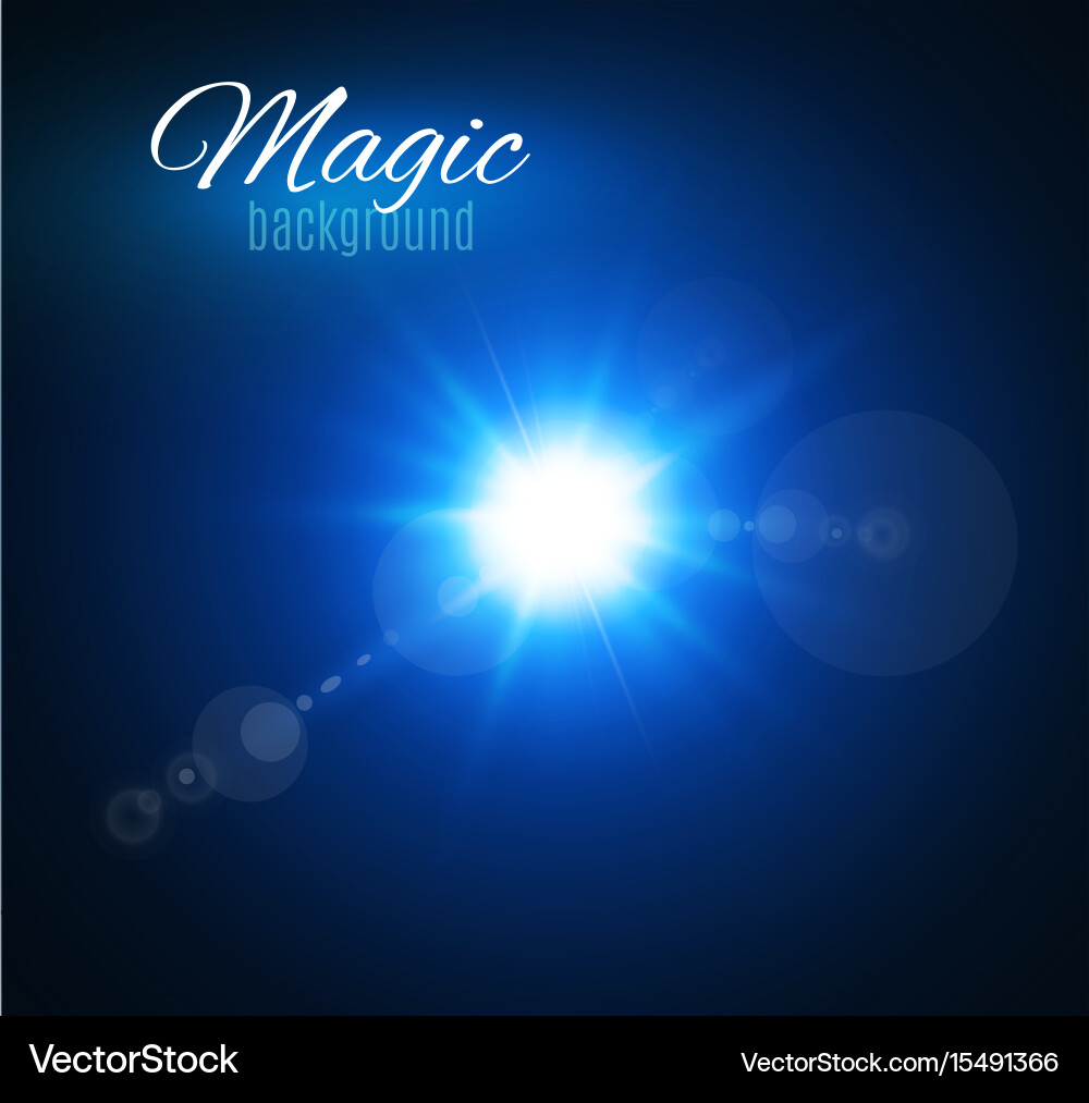 Abstract lens gold front solar flare transparent Vector Image