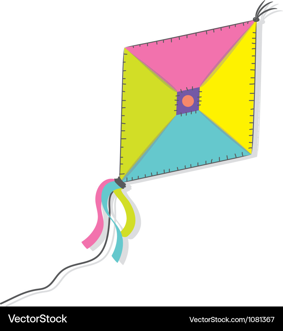 Kite Royalty Free Vector Image - VectorStock