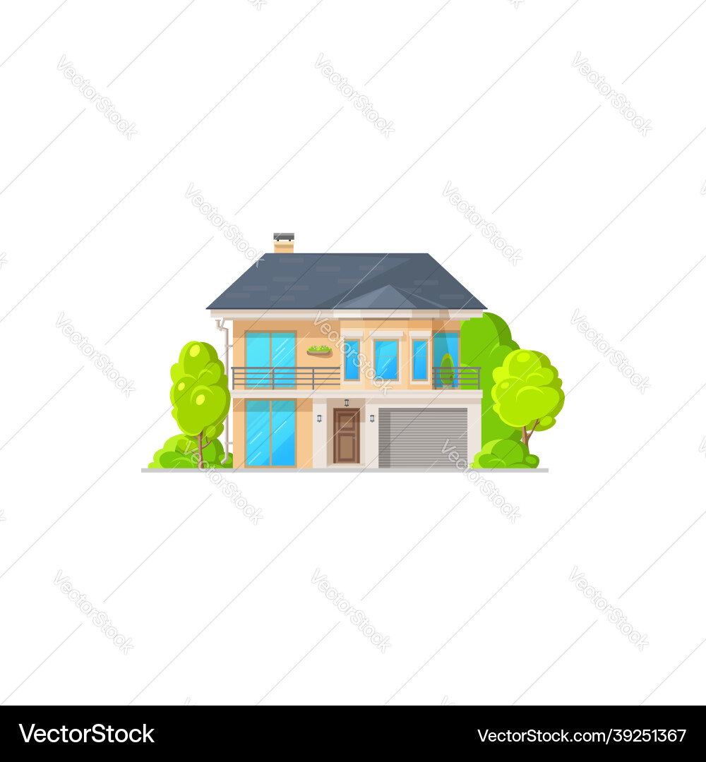 Modern House Icon Royalty Free Vector Image - VectorStock