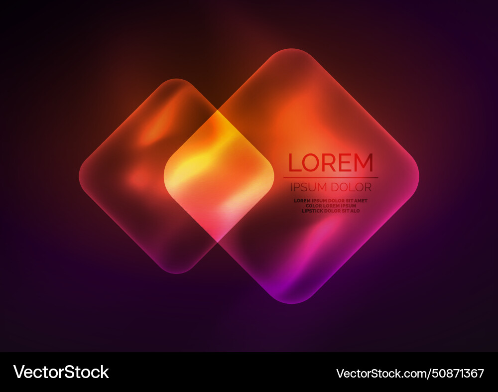 Trendy square blurred color abstract background Vector Image