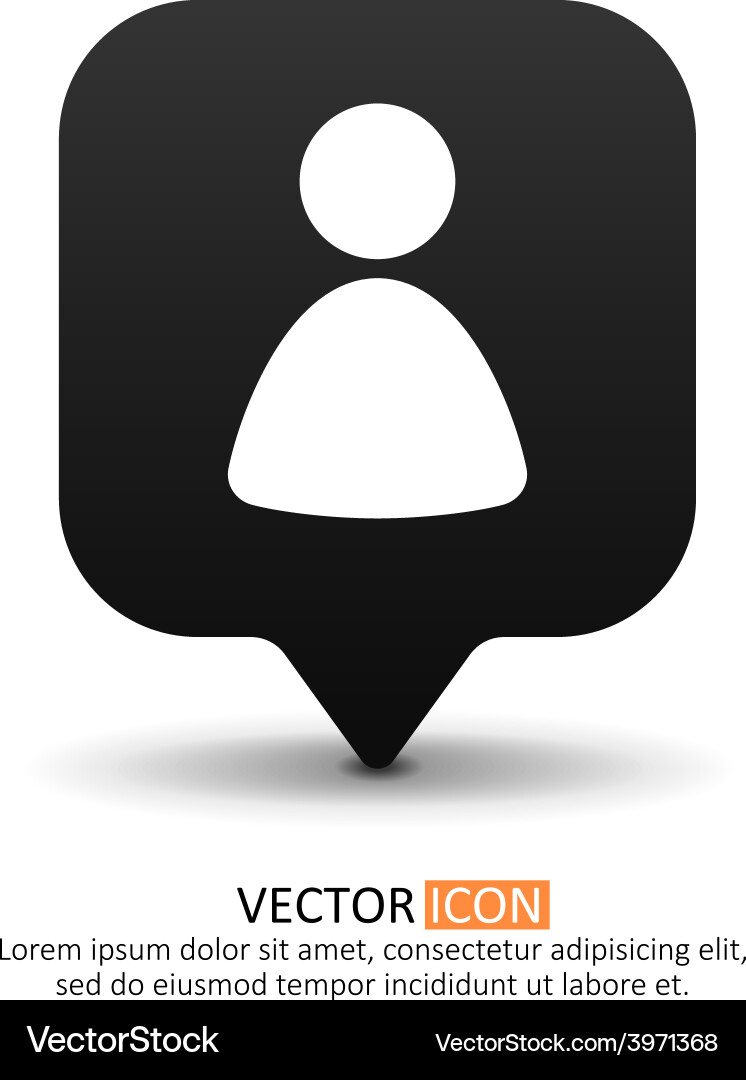 Business contact icon Royalty Free Vector Image