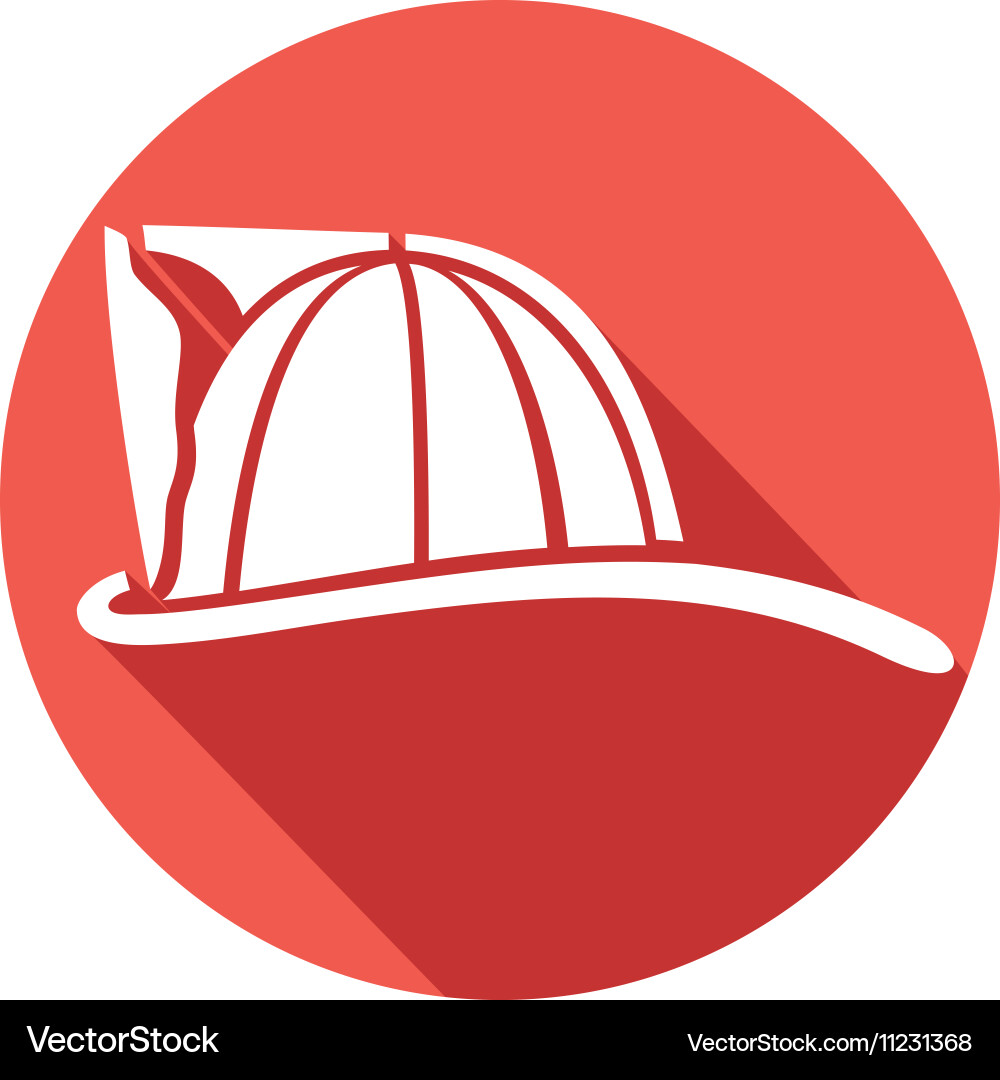 Firefighter helmet icon Royalty Free Vector Image