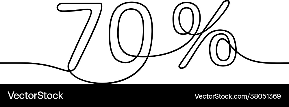 Percent Royalty Free Vector Image - VectorStock