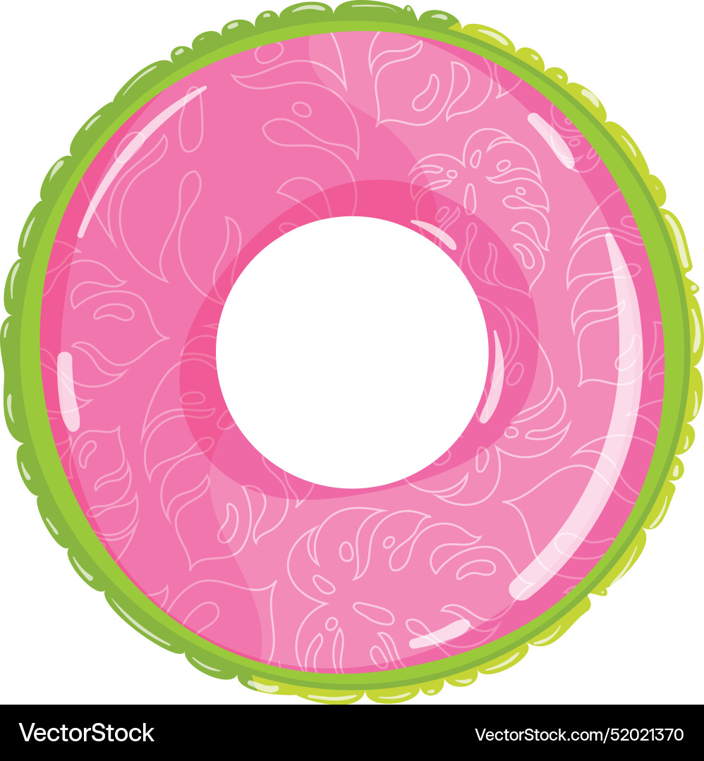 Beach float summer icon Royalty Free Vector Image