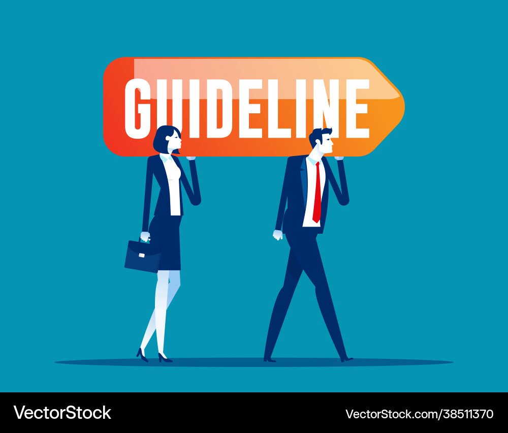 Brand communication guidelines metaphors Vector Image