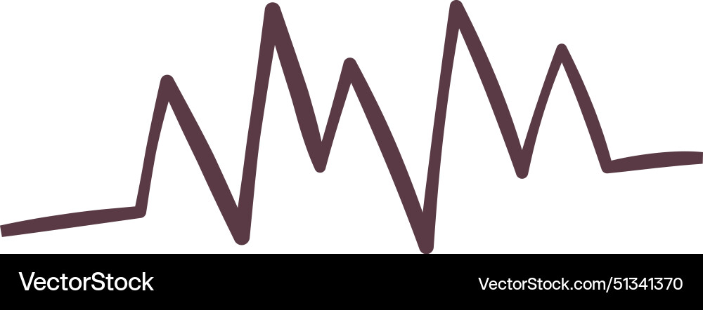 Music sound equalizer line Royalty Free Vector Image