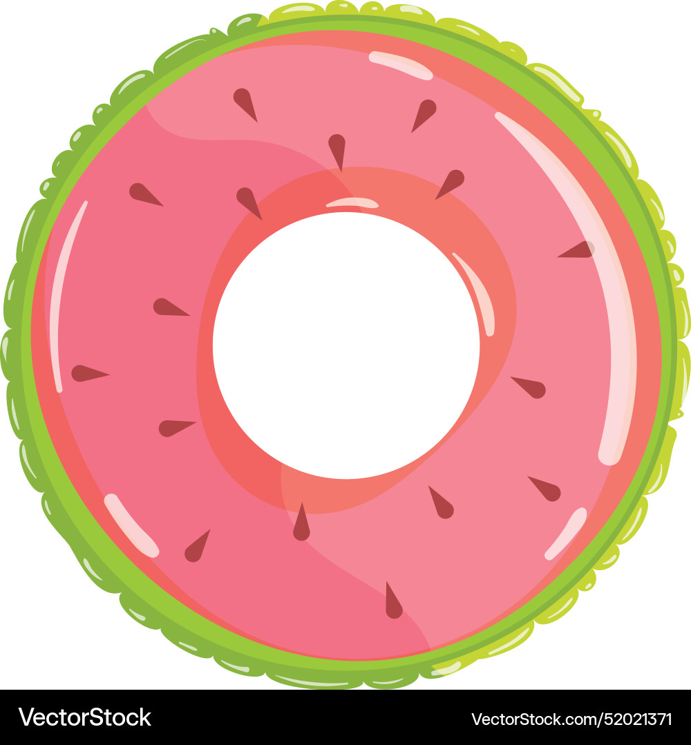 Beach float summer icon Royalty Free Vector Image