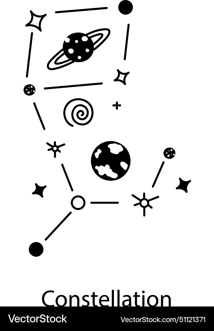 Constellation Royalty Free Vector Image - VectorStock