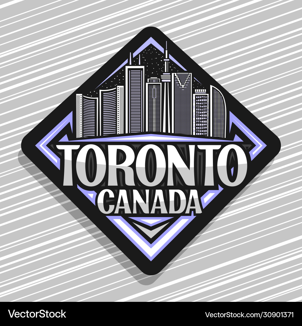 Logo für Toronto Lizenzfreies Vektorbild - VectorStock